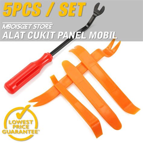 Jual 5pcs Alat Pengungkit Panel Mobil Cukit Dashboard Trim Panel Pintu Kota Surabaya