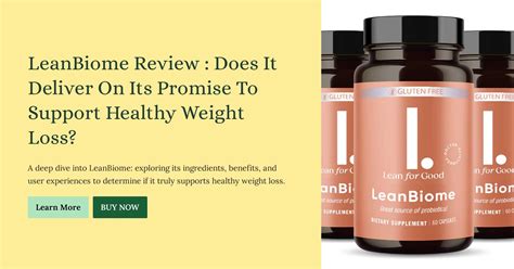 Leanbiome Review Does It Deliver On Its Promise To Support Healthy