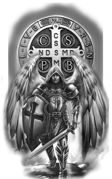 Saint Benedict Medal Medalha De São Bento Para Tattoo Artofit