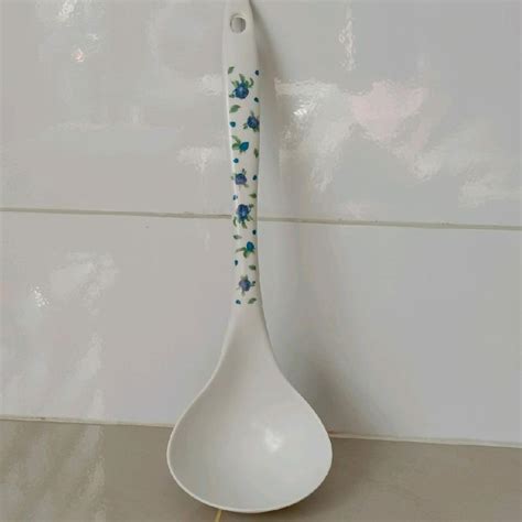 Senduk Melamine Blue Rose Tiktok Shop Malaysia