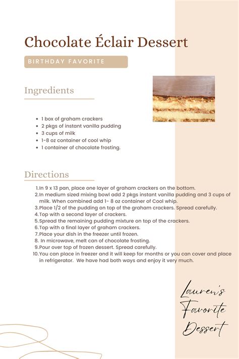 Chocolate Eclair Plain And Not So Plain