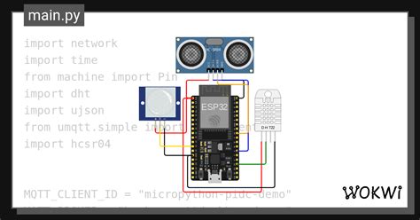 3 sensores - Wokwi ESP32, STM32, Arduino Simulator