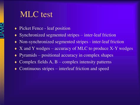 Ppt Imrt Quality Assurance With Varian Machines Powerpoint Presentation Id4437550