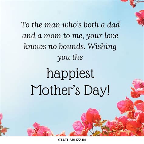 90 Happy Mothers Day To Dad Quotes And Wishes Statusbuzz