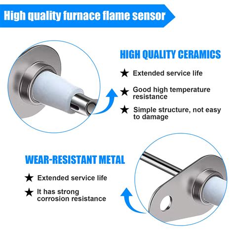 Amana Flame Sensor Oem Upgraded Replacement For Amana Furnace Flame