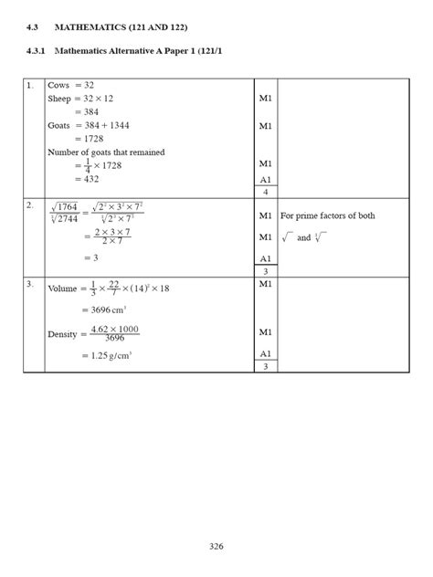 2014 Kcse Mathematics Ms Pdf Area Geometry