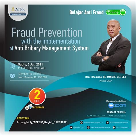 Fraud Prevention With The Implementation Of Anti Bribery Management