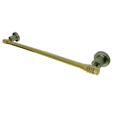 Kingston Brass Bah8611snpb Milano 24 Inch Towel Bar Satin Nickel And