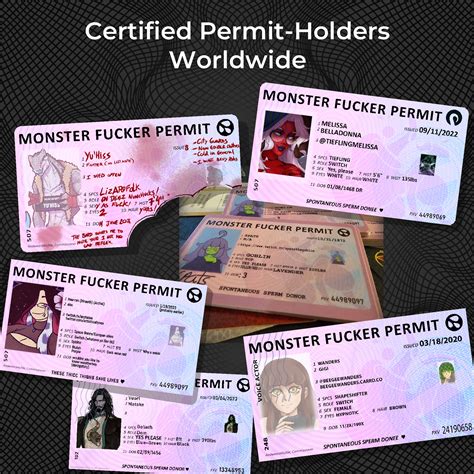 Build Your Own Monster Fucker Permit By Zoquete