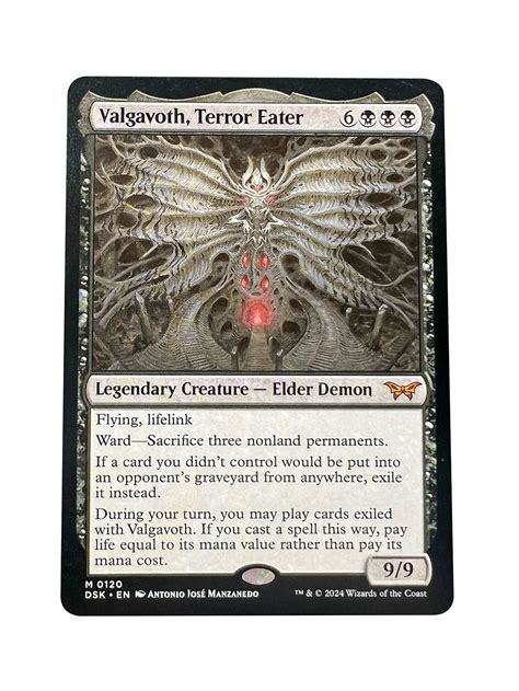 Valgavoth Terror Eater 120 Holo From Duskmourn House Of Horror Dsk Mtg Proxy Magic Cardplus