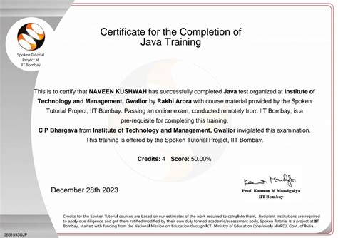 Naveen Kushwah On Linkedin Java Programming Iitbombay