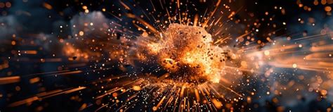 Premium Photo Background With Abstract Explosions And Sparks