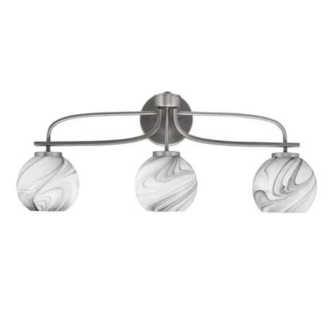 Olympia 275 In 3 Light Graphite Vanity Light 3r913gp4109 The Home Depot
