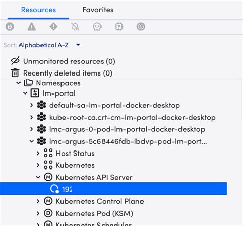 kubernetes api server monitoring logicmonitor