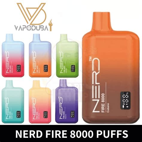 Nerd Fire 8000 Puffs Disposable Vape In Dubai Vapodubai