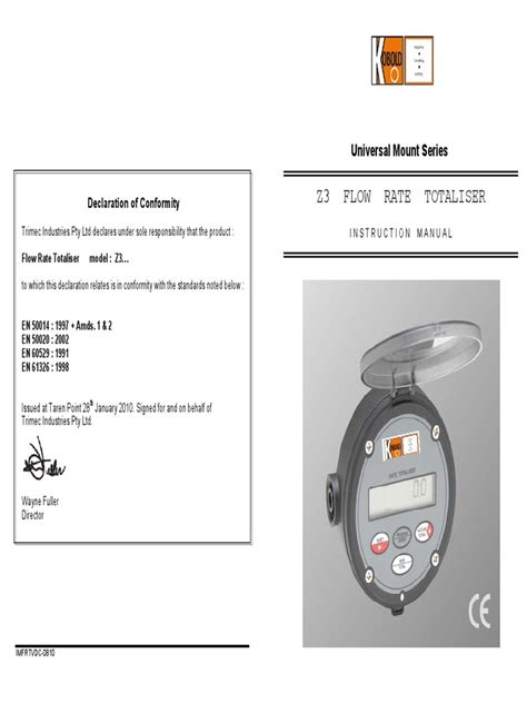 Flow Indicating Transmitter Kobold Manual Pdf Pdf Switch Bipolar