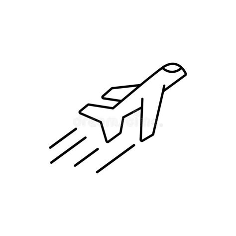 Plane Icon Vector Set Aviation Illustration Sign Collection Travel