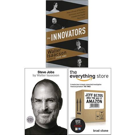 Innovators Hardcover Steve Jobs The Everything Store 3 Books