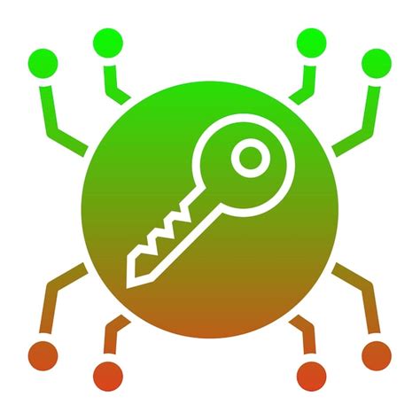 Premium Vector Key Encryption Icon