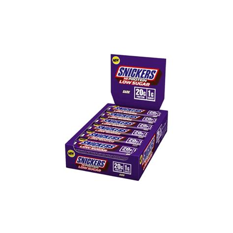 Baton Snickers Hiprotein Lowsugarbar 57g Dark X12