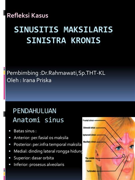 Ref Kasus Sinusitis Maxillaris Done Pdf