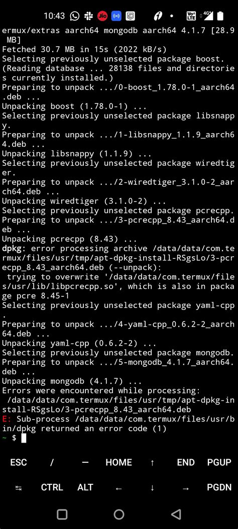 Package Request Mongodb · Issue 249 · Termuxtermux Packages · Github