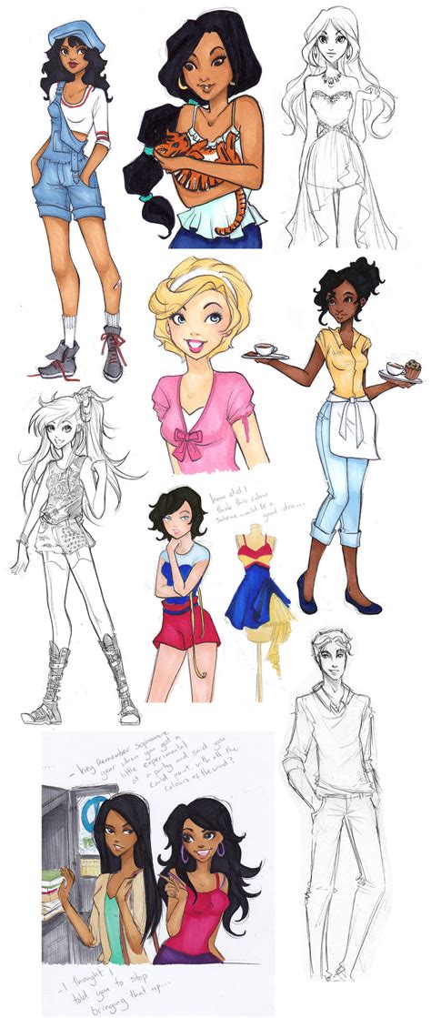 Disney High Sketchdump 4 By Nina D Lux On Deviantart