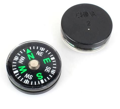 20mm Diameter Button Mini Compass Plastic Mini Button Size Compass