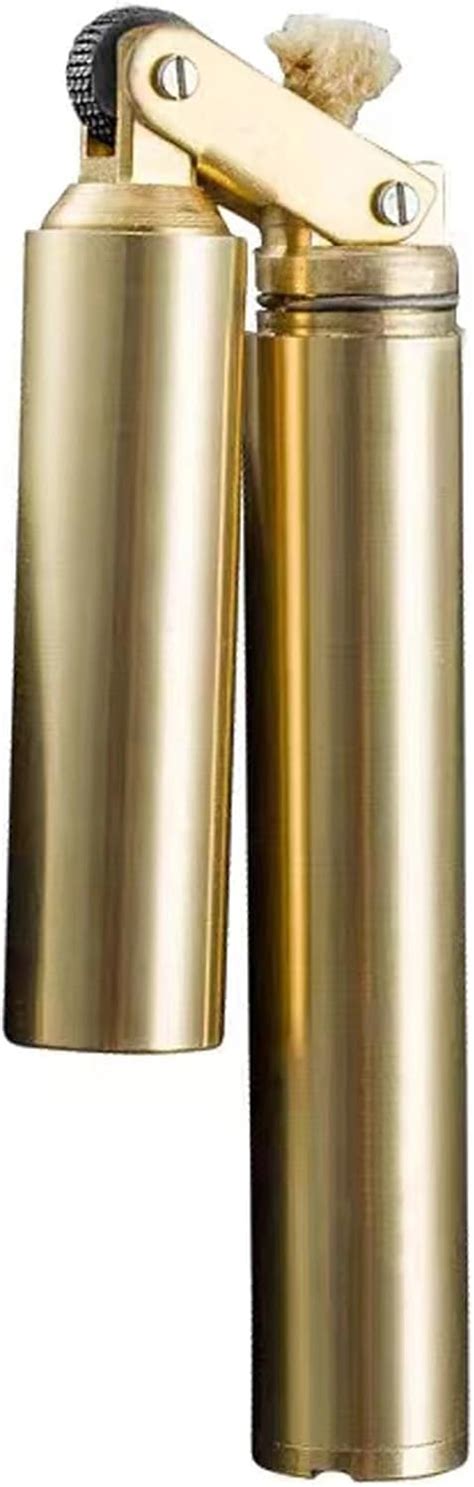 Oldendo Vintage Trench Lighter Wheel Kerosene Copper