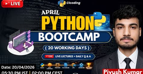 April Python Bootcamp Day 13 ~ Computer Languages Clcoding