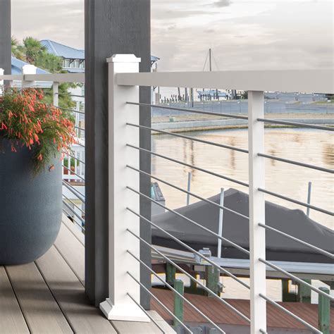 Timbertech® Impression Rail Express® Horizontal Cable Post Kit Level Ipedepot