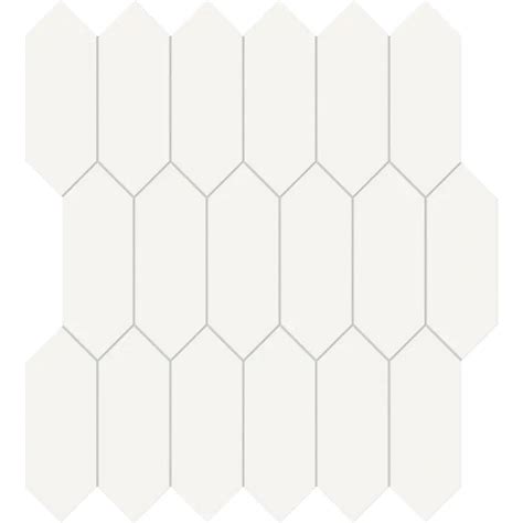 Arizona S Series 118 X 118 Glossy Glazed Porcelain Picket Mosaic