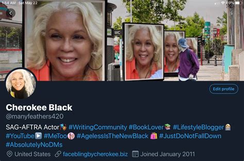 Please Follow On Cherokee Black Actress Writer