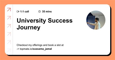 University Success Journey With Oussama Jamal