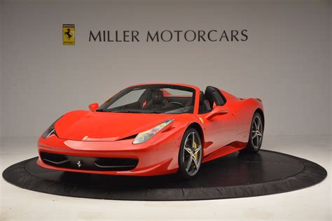 Pre Owned 2014 Ferrari 458 Spider For Sale Miller Motorcars Stock