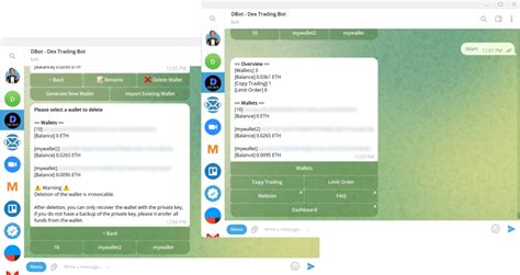 defi dex and automation bot dbot
