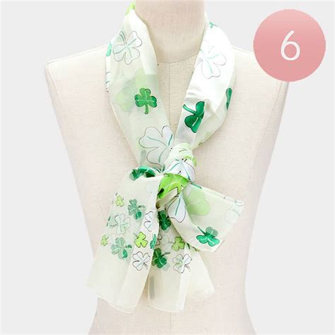 Sensibling Corp Wholesale Scarf Womens 6pcs Silk Feel Satin