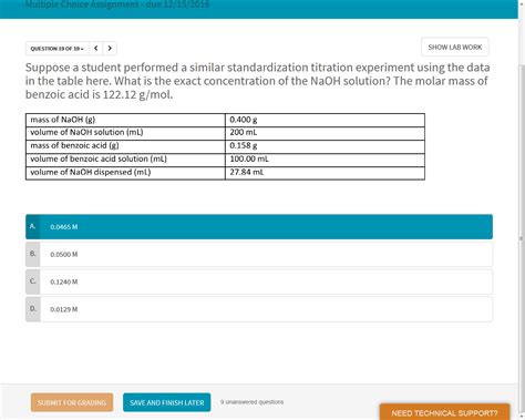 Solved Suppose A Student Performed A Similar Standardization