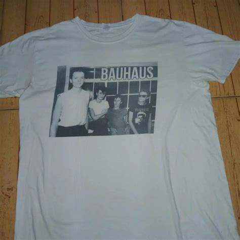 Bauhaus Band Tee Full Band Mens Fashion Tops And Sets Tshirts And Polo