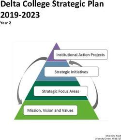 Delta College Strategic Plan 2019 2023 Year 2