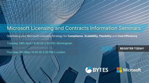 Microsoftlicensing Microsoftlicensingseminars Technologyseminar Bytes Software Services