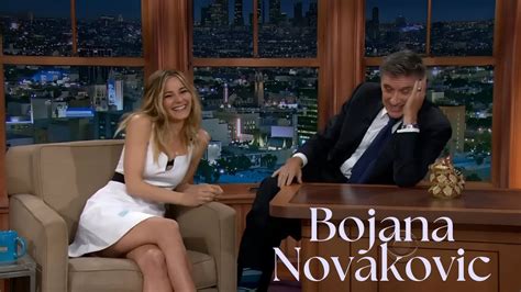 Bojana Novakovics Seductive Late Night Tease With Craig Ferguson On