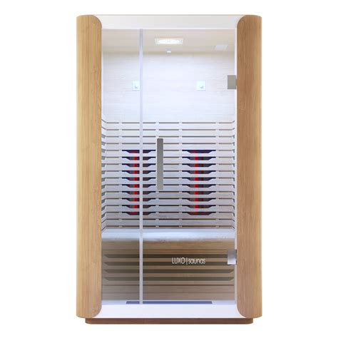 Lue 2 Person Full Spectrum Curved Infrared Indoor Home Sauna