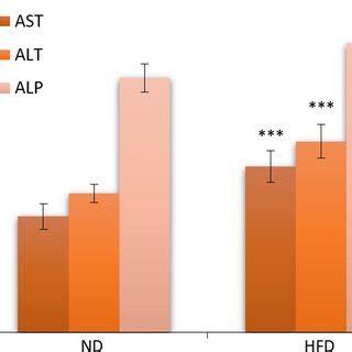 The Liver Sections Of Mice Fed By Hfd And Nd After 4 Weeks Of Trial