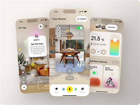 Smart Home Mobile App Ui Behance