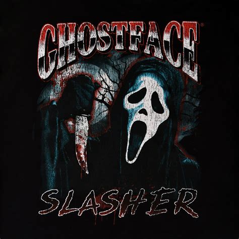 Scream Ghost Face Slasher T Shirt Schwarz Elbenwald