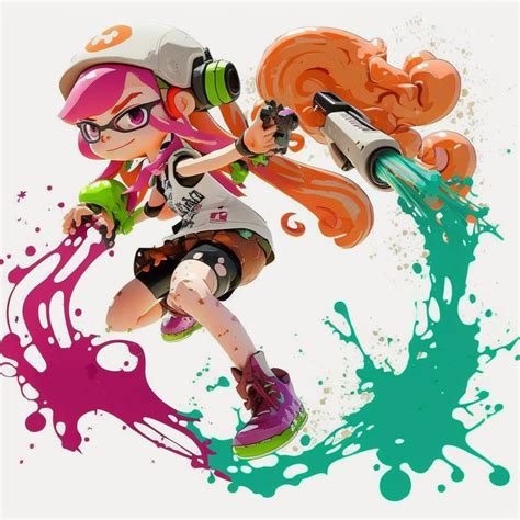Splatoon Two Girls Epic Battle 002 By Robkenbr On Deviantart