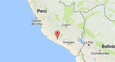 Perú Arequipa Sismos Remecieron Distritos De Caravelí Y Chala