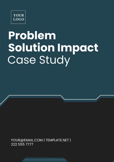Free Problem Solution Impact Case Study Template To Edit Online