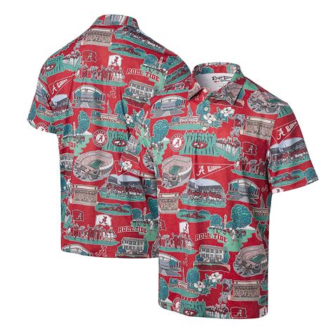 Reyn Spooner Alabama Tide Scenic Polo Free Shipping At Academy
